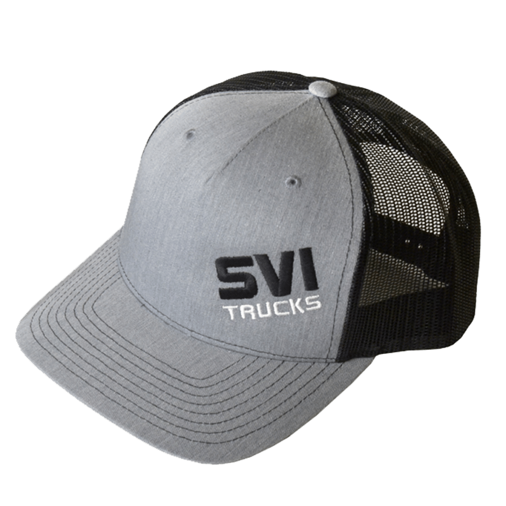 SVI Trucks Richardson 112 Flat Panel Heather Gray/Black Trucker Hat ... SVI Trucks Richardson 112 Flat Panel Heather Gray/Black Trucker Hat ...