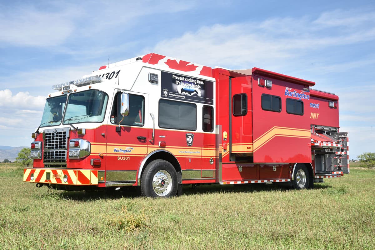 Burlington, ON Fire Department Mobile Command Center #986 - SVI Trucks