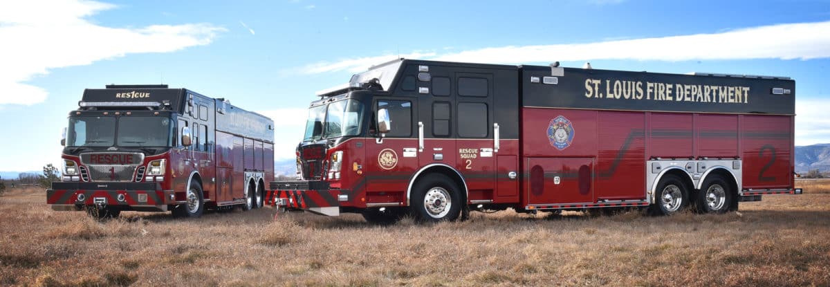 St. Louis, MO Fire Department Heavy Rescue #1008-#1009 - SVI Trucks