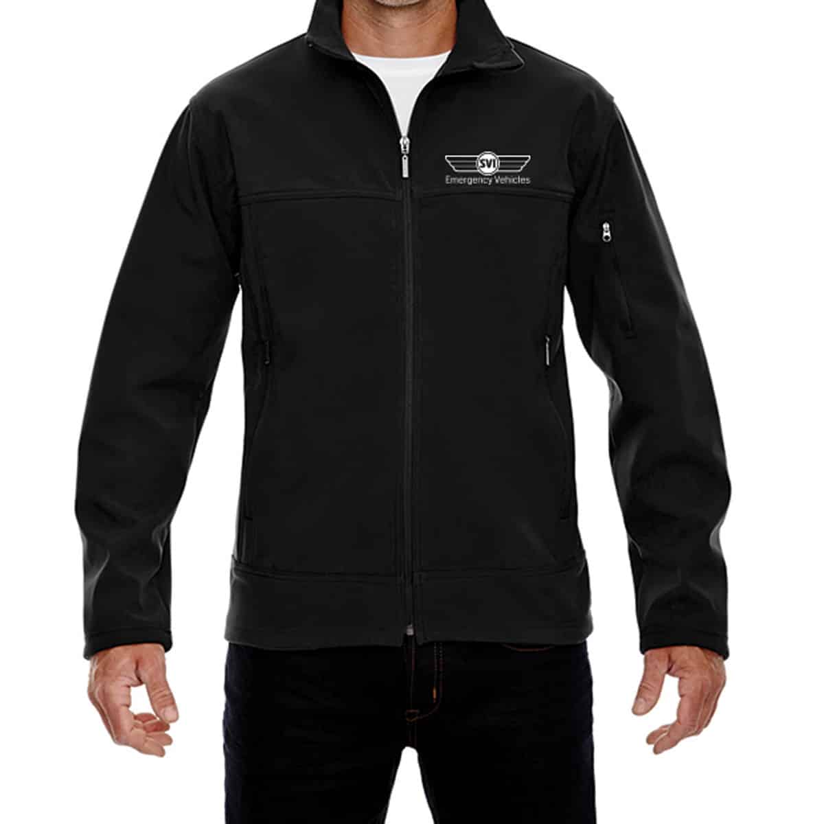 SVI Men's North End Black Zip-Up Jacket - SVI-NE-88099-BK - SVI Trucks SVI Men's North End Black Zip-Up Jacket - SVI-NE-88099-BK - SVI Trucks