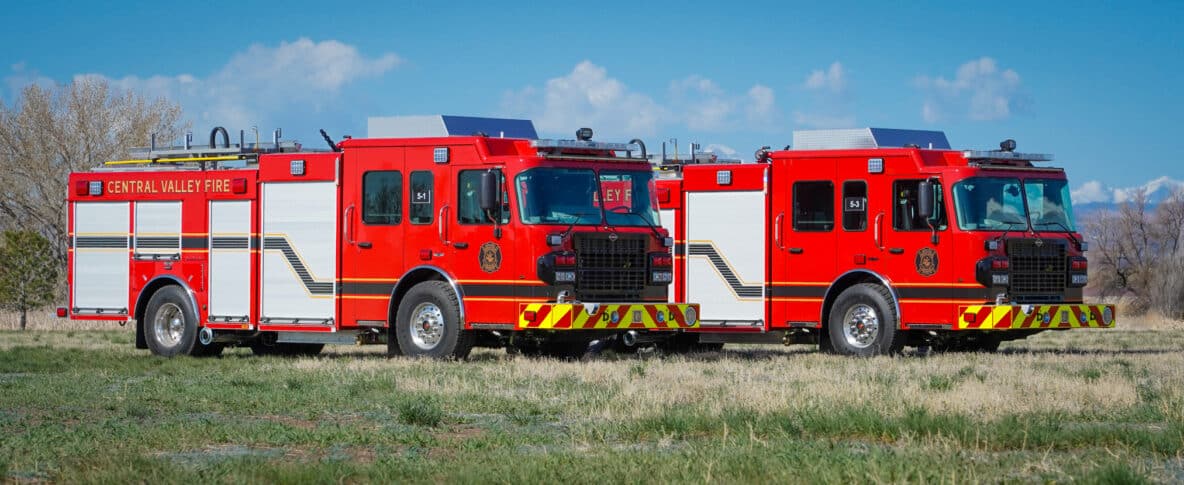 Central Valley Fire District, MT, Twin Rescue Pumpers' #1225-1226