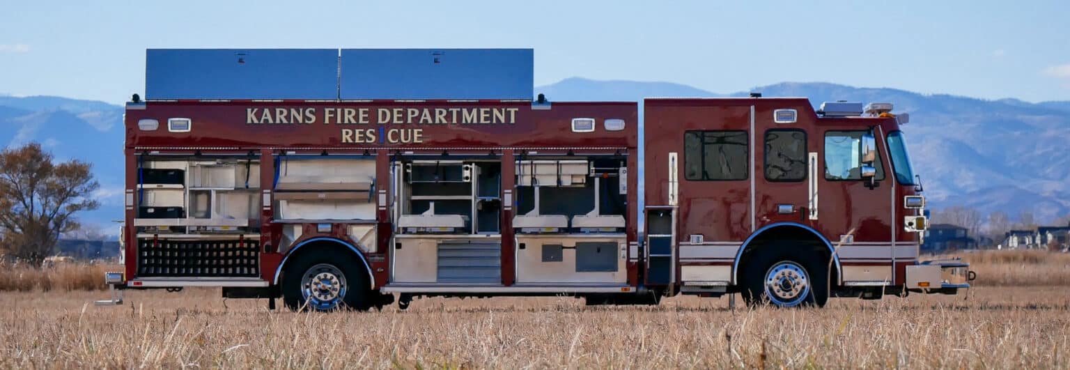 Karns Fire Dept, Knoxville (TN) Heavy Rescue Sutphen Fire Apparatus #1230
